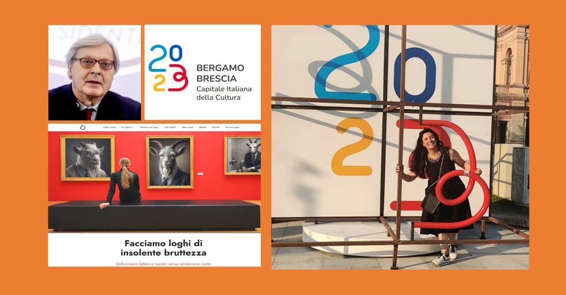 Bg Bs 2023 | Il logo non piace a Sgarbi e Akomi replica con ironia